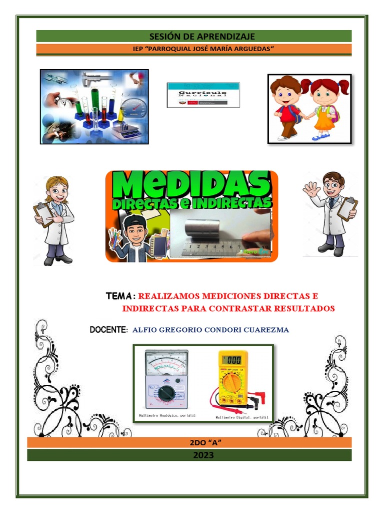 30.2 . Mediciones Directas e Indirectas Alfio Condori Cuarezma | PDF ...