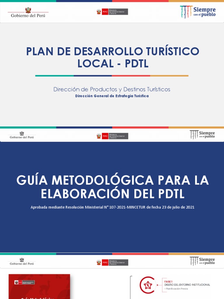 Plan de Desarrollo Turistico Local | PDF