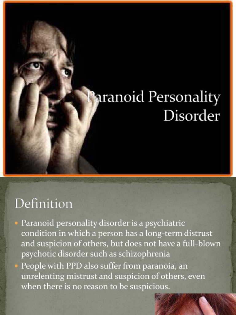 Paranoid Personality Disorder | PDF | Paranoia | Personality Disorder