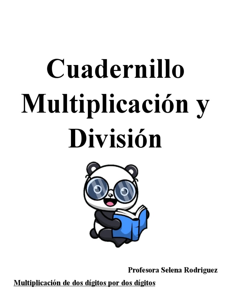 Cuadernillo Multiplicación y División 5 | PDF | Métodos y materiales de ...