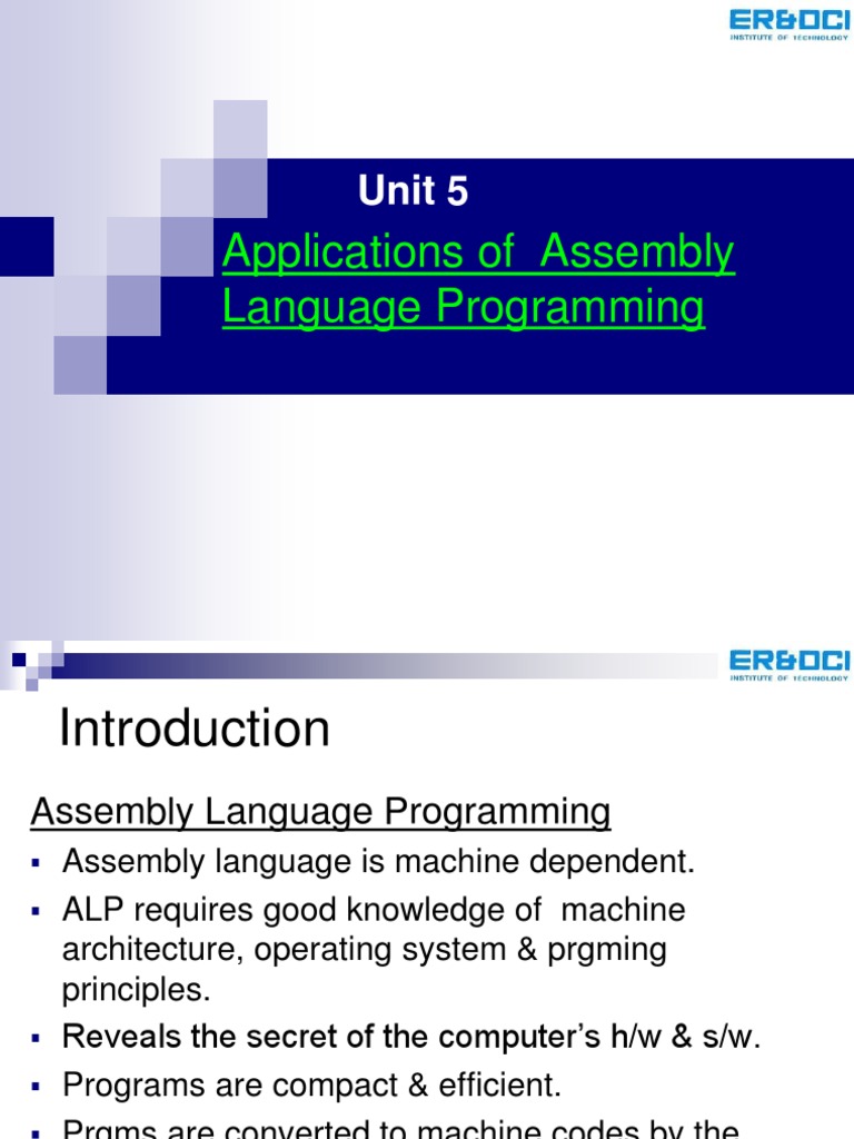 Applications | PDF | Assembly Language | Subroutine