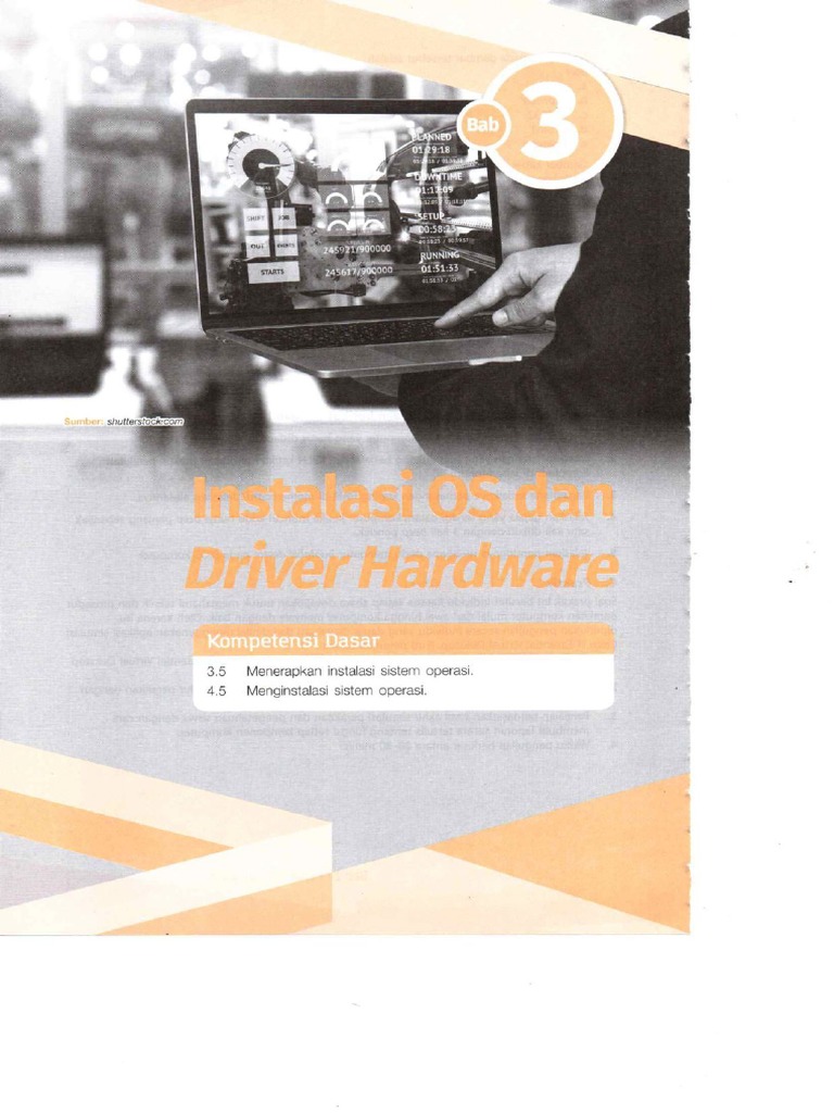 BAB 3 - Instalasi OS Dan Driver Hardware | PDF