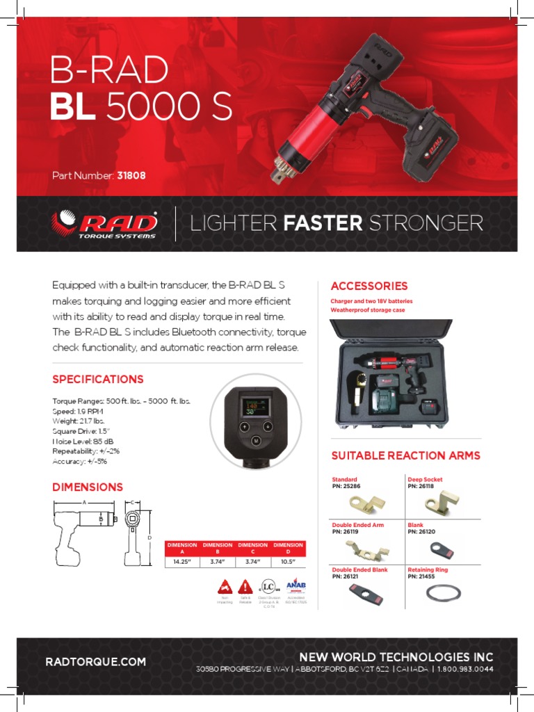 Brad BL 5000 S | PDF