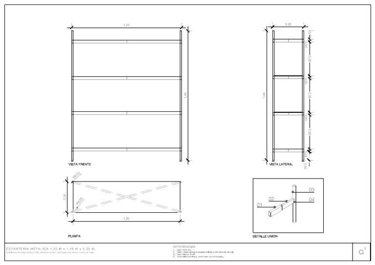 Estanteria Metalica Planos Pdf