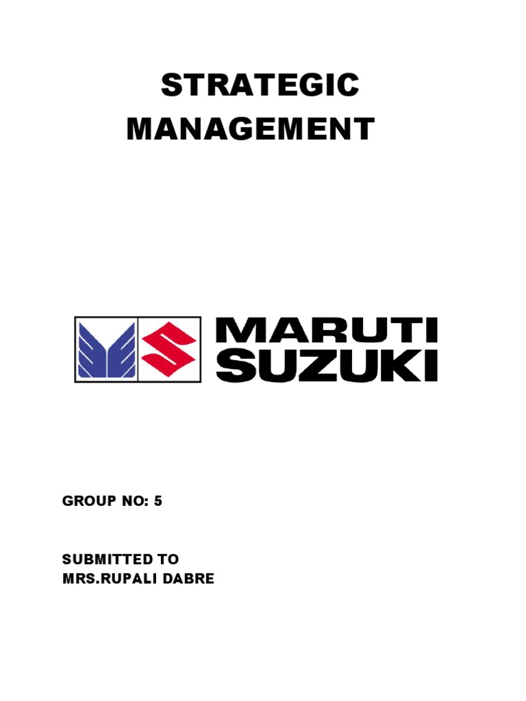 Strategic Management: Group No: 5 | PDF | Taxes | Economic Growth