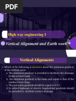Vertical Alignment | PDF | Transport | Transportation Engineering