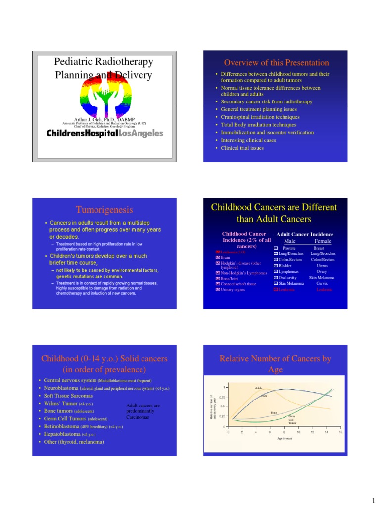 Pediatric Radiotherapy Planning and Delivery: Overview of This ...