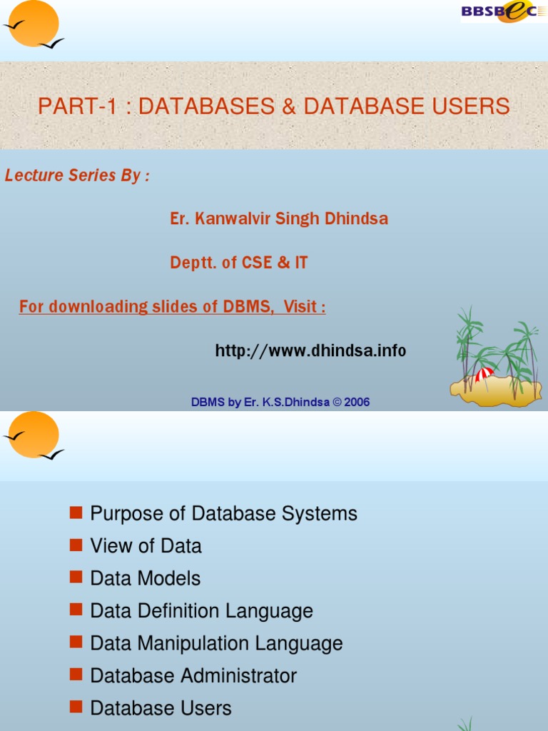 Part1 Databasesandusers Pdf Databases Relational Database