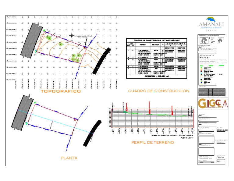 Altimetria Mza-04 Lote-02 | PDF | Ciencias de la Tierra