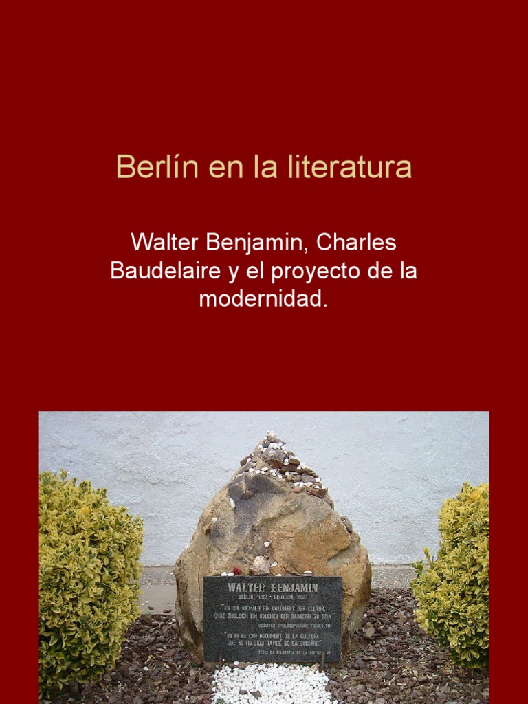 Walter Benjamin - Charles Baudelaire | PDF