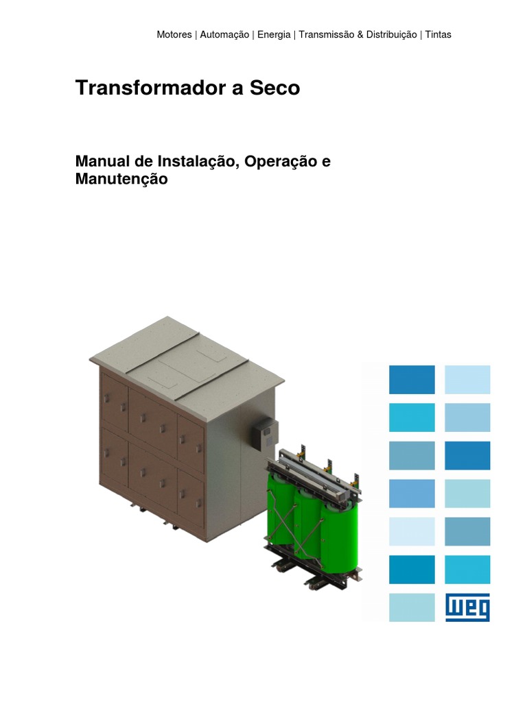 Manual de Manutenção Transformador Seco | PDF | Transformador ...