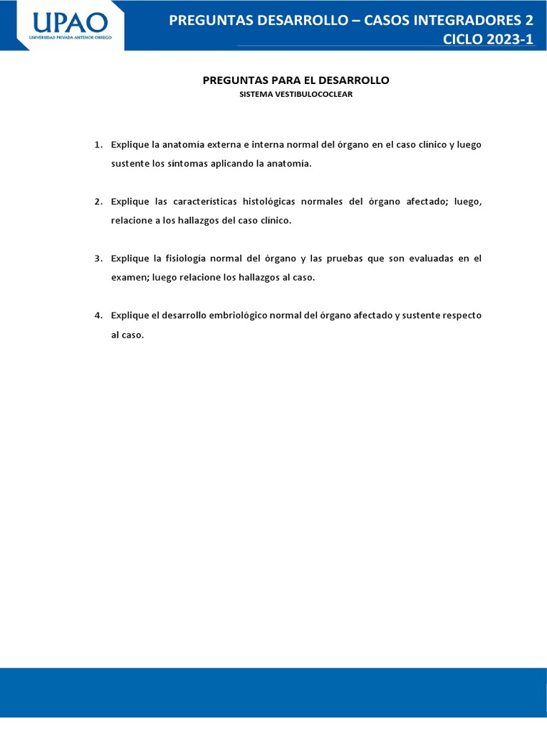 3pc Sistema Vestibulococlear Pdf