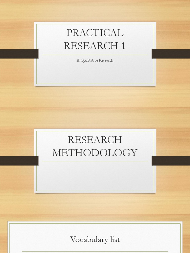 PDF 4 PR1 4th (Research Methodology) | PDF | Methodology | Qualitative ... PDF 4 PR1 4th (Research Methodology) | PDF | Methodology | Qualitative ...