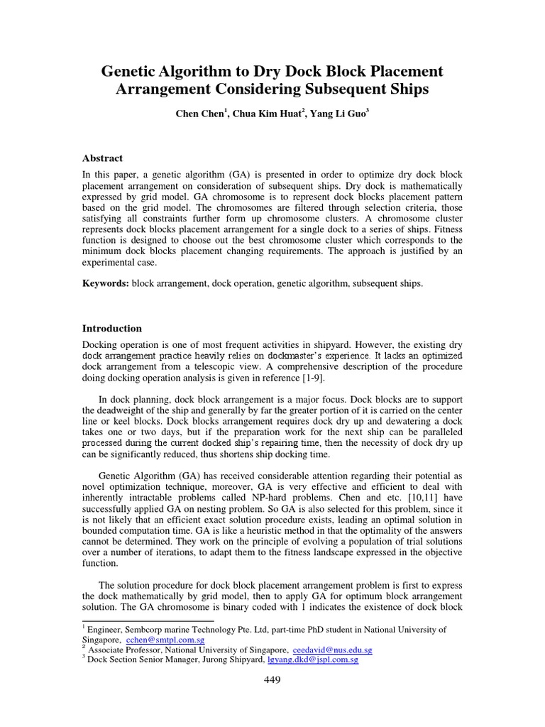 Ship Stability 1 | PDF | Mathematical Optimization | Genetic Algorithm