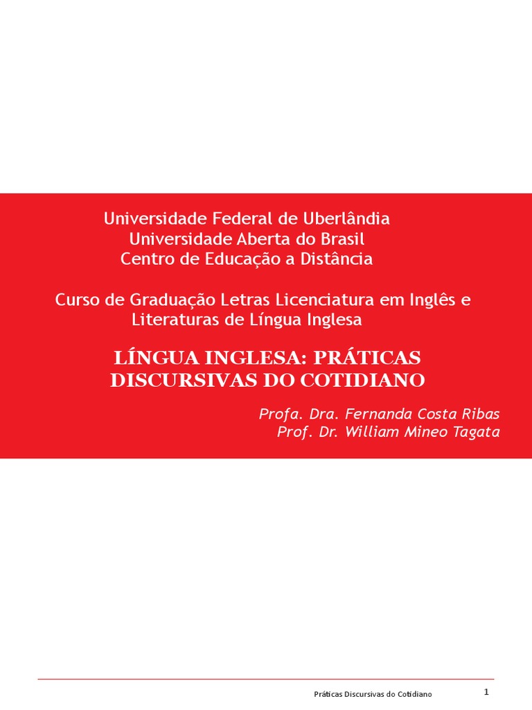 Guia Práticas Discursivas Do Cotidiano | PDF Guia Práticas Discursivas Do Cotidiano | PDF
