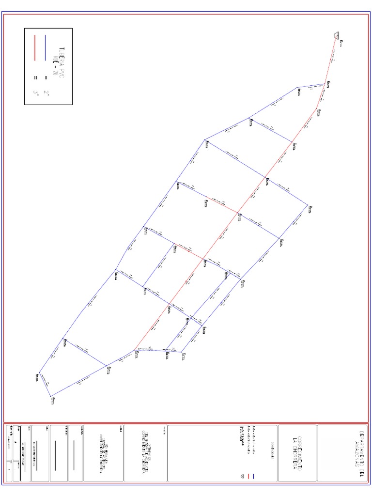 RED HIDRAULICA DWG Model (1) | PDF