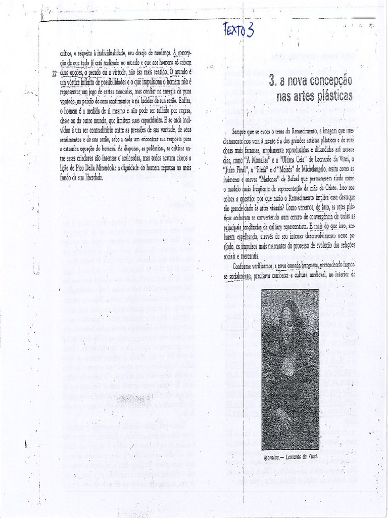 Texto 03 - O Renascimento (Cap 3) | PDF