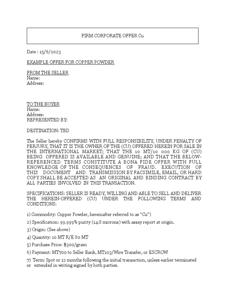 FCO CU Powder 2 | PDF