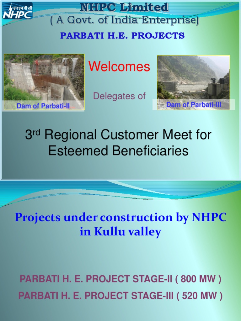 Parbati Hydroelectric Project Overview | PDF | Spillway | Tunnel