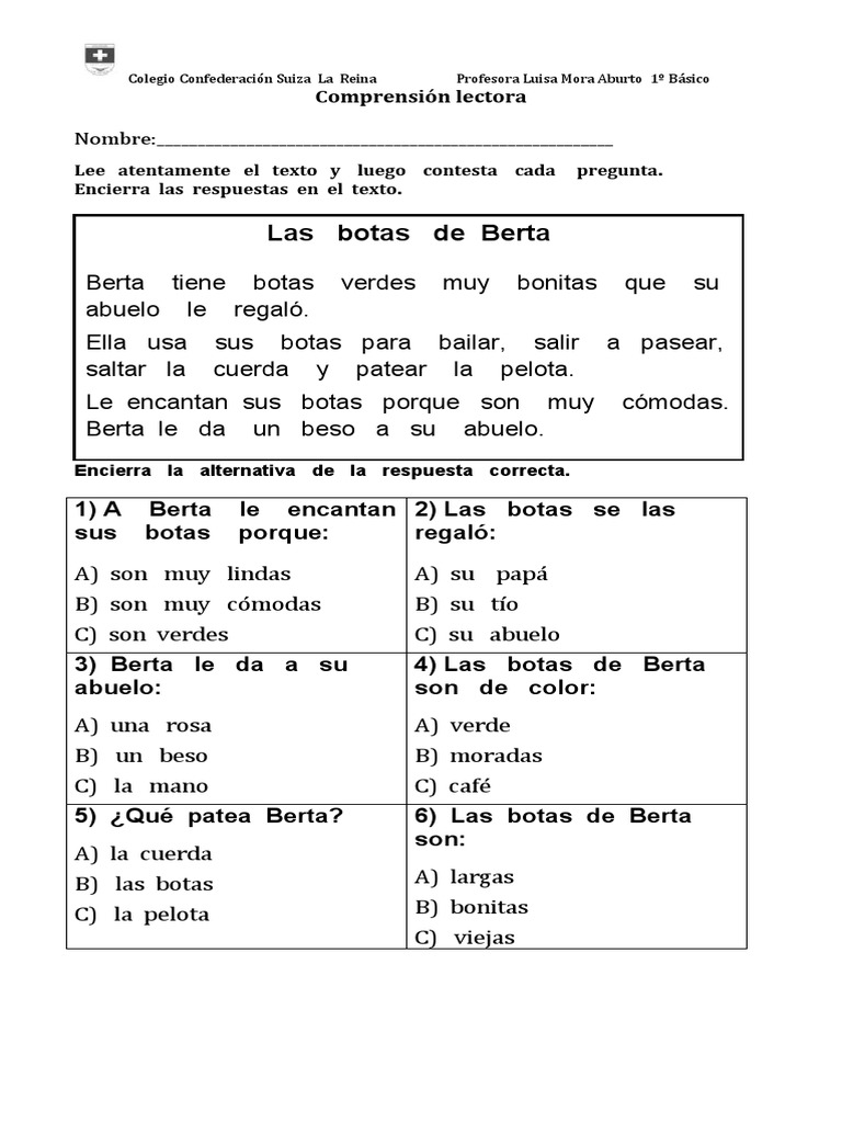 Guia Letra B | PDF