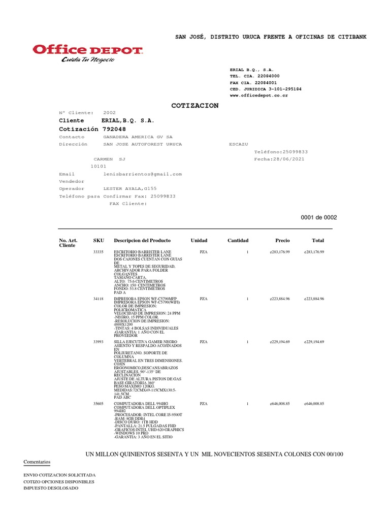 Office Depot | PDF Office Depot | PDF