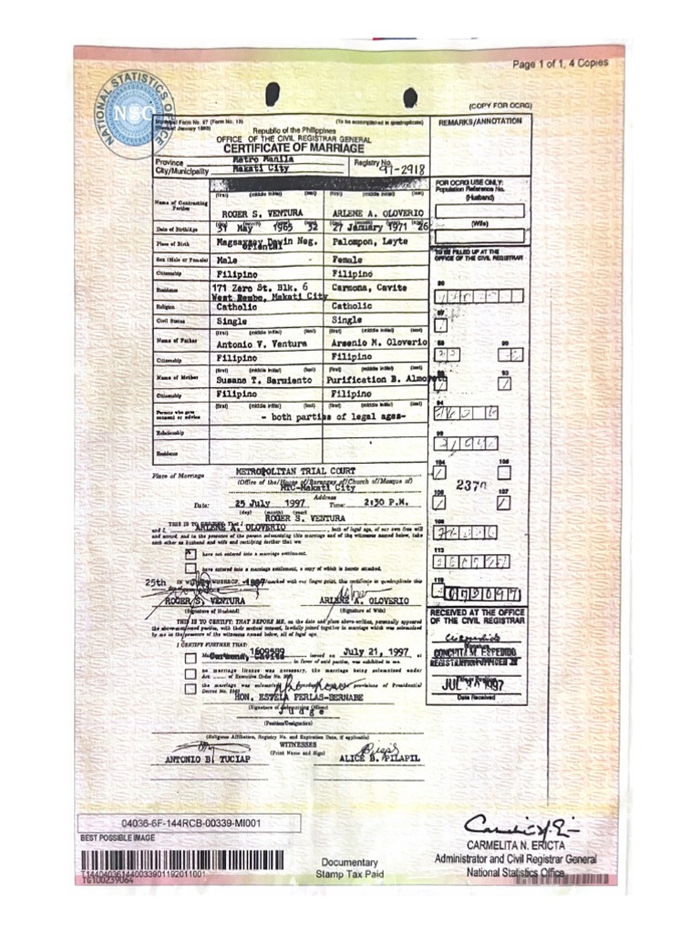 Marriage Contract (1) | PDF