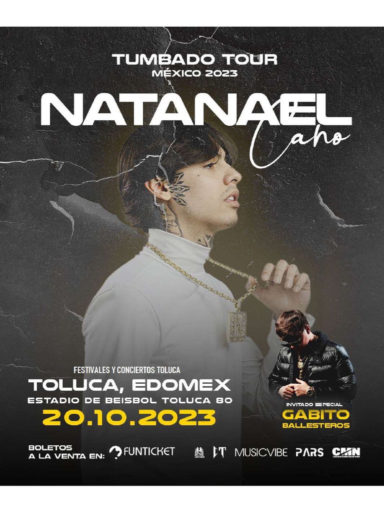 ¡FIERRO VIEJÓN! Conoce dónde será y cuánto costarán los boletos de Natanael Cano en Toluca | PDF