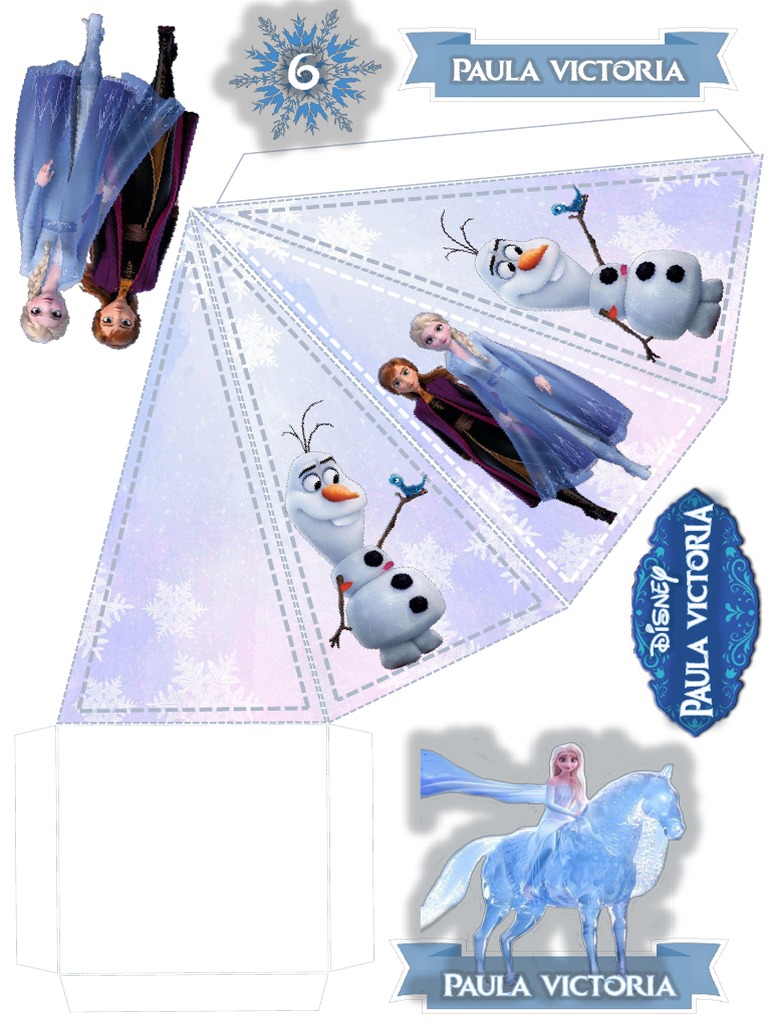 Cajita Triangulo Frozen 2 | PDF
