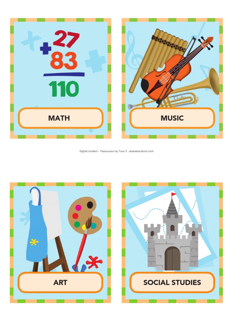 School subjects - PPT | PDF