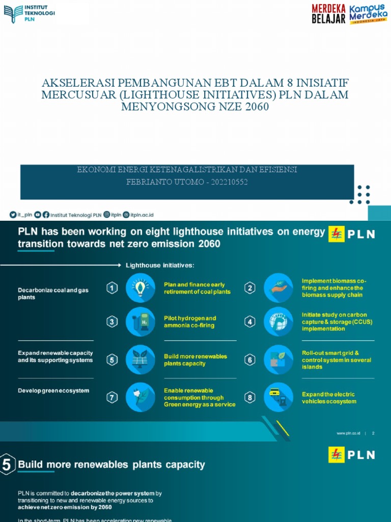 Febrianto Utomo Konversi Energi NZE 2060 | PDF