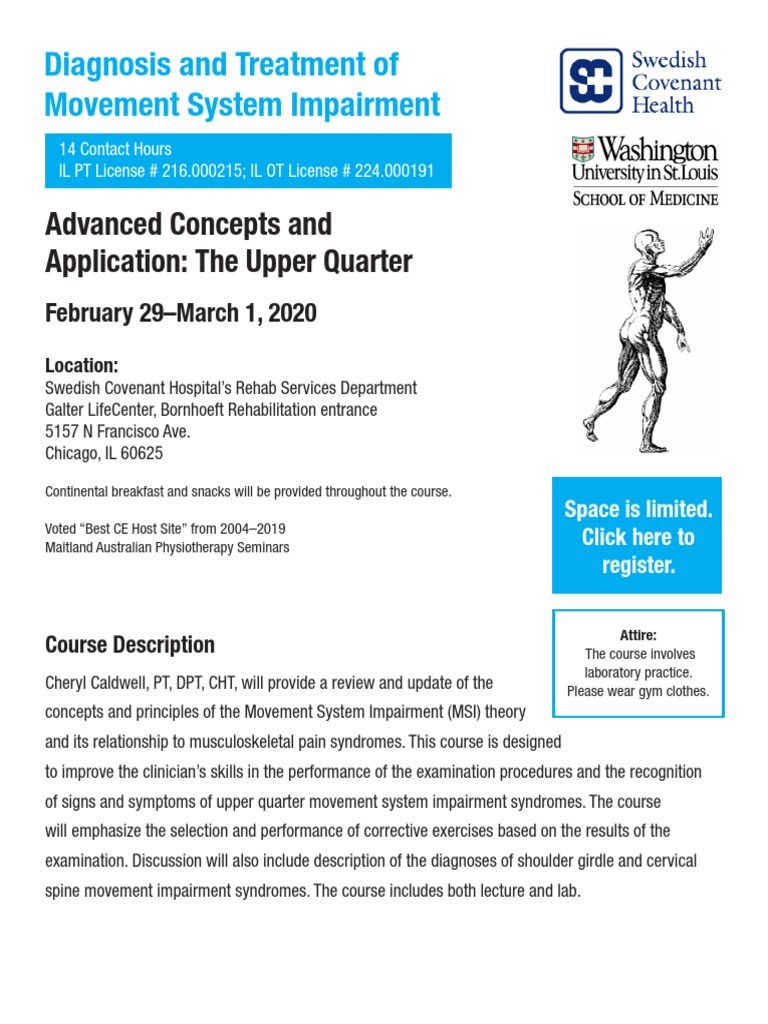 Diagnosis and Treatment of Movement System Impairment 2020 - Final ...