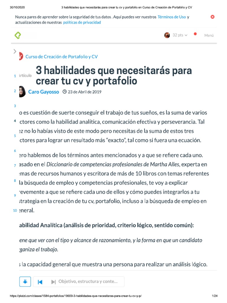 Habilidades para La Hoja de Vida | PDF