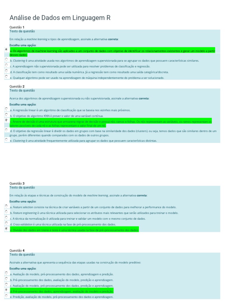 EXERCICIO_Módulo 3 - Fundamentos de Machine Learning | PDF EXERCICIO_Módulo 3 - Fundamentos de Machine Learning | PDF