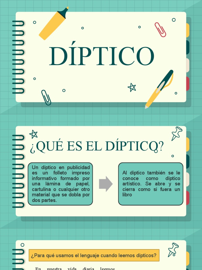 Cómo hacer un díptico para niños | PDF | Arte