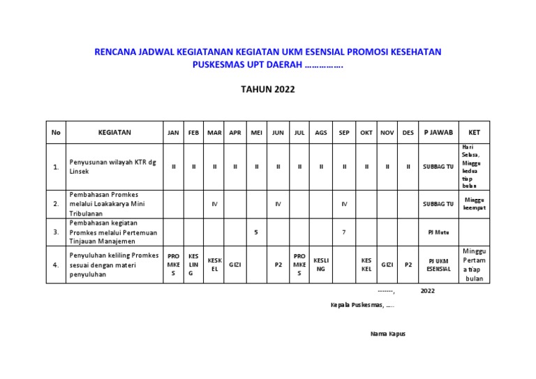 2.6.1.2. CONTOH Bukti Pelaksanaan Upaya Promotif - Preventif Promkes | PDF
