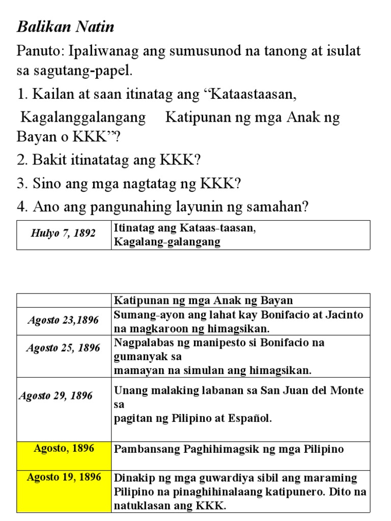Balikan Natin | PDF