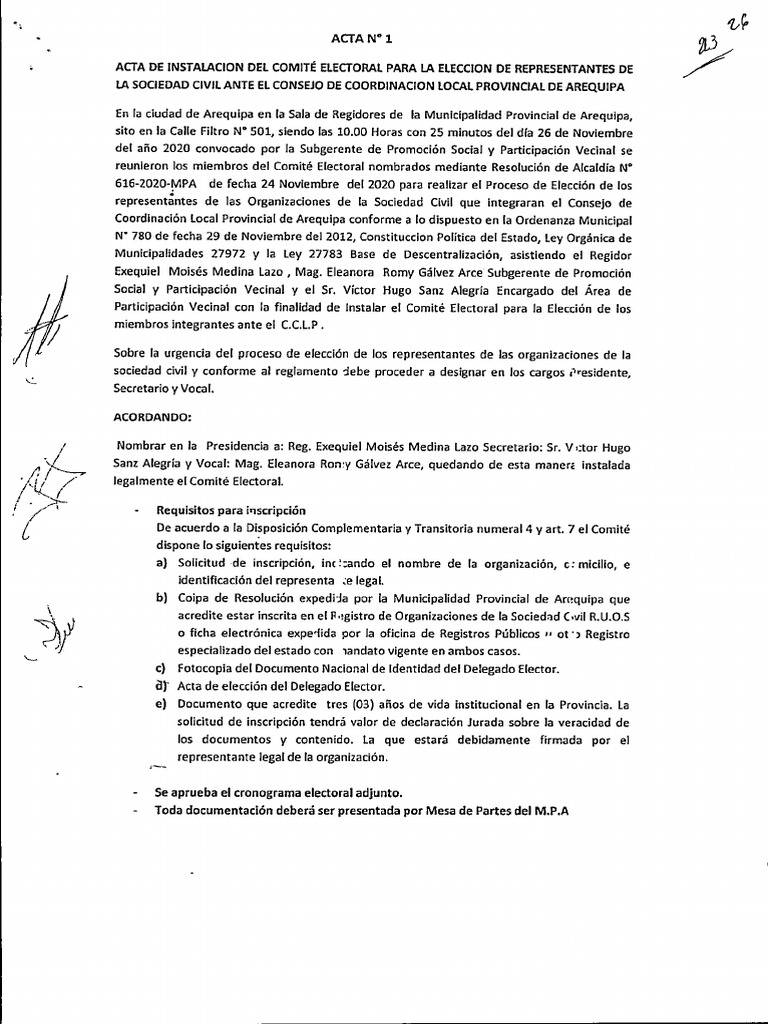 Actas Eleccion 2021 2022 | PDF