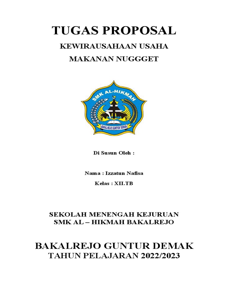 Tugas Proposal | PDF