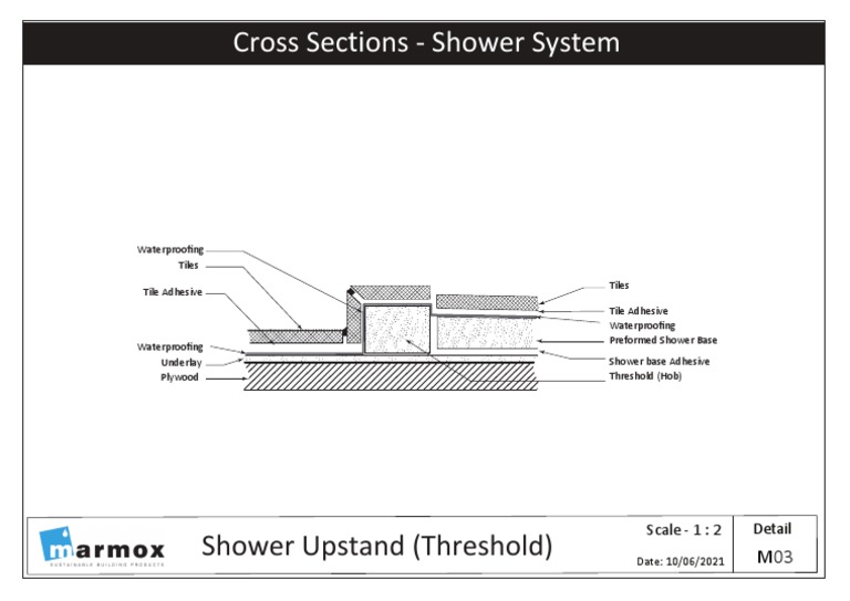 Shower Upstand Threshold | PDF | Home & Garden | Science & Mathematics