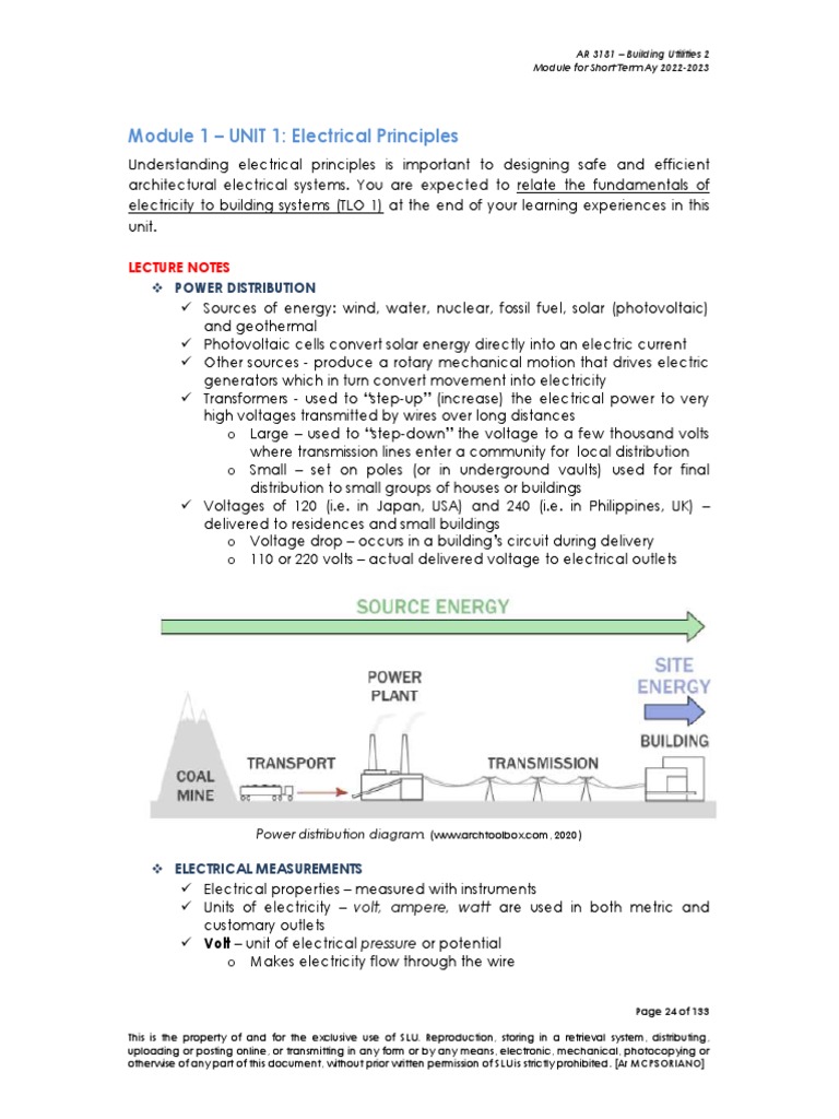 Electrical Principles | PDF | Electric Power | Electricity