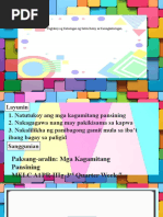 ESP 1 QUARTER 3 WEEK 4 Pagsunod Sa Utos NG Magulang at Nakakatanda | PDF