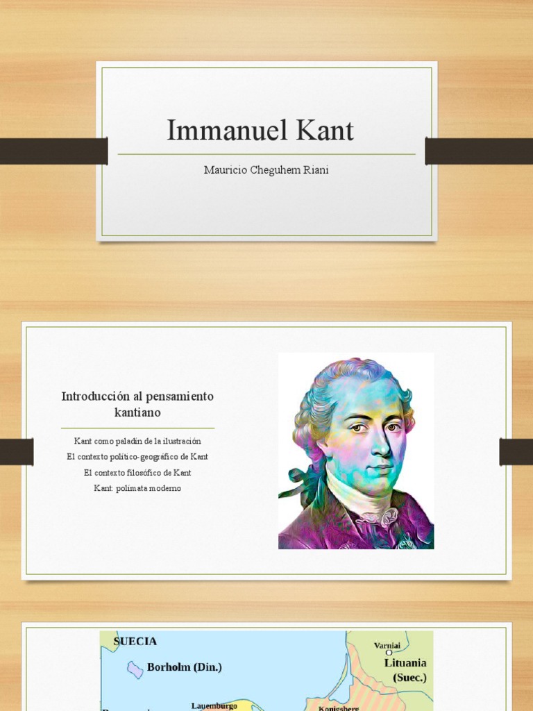 Diapositivas de Clases Sobre Kant | PDF | A priori y a posteriori ...