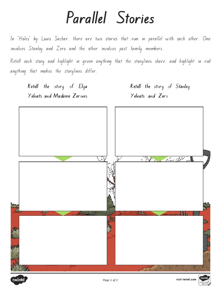 Nz2 e 102 Parallel Stories Activity Sheet | PDF