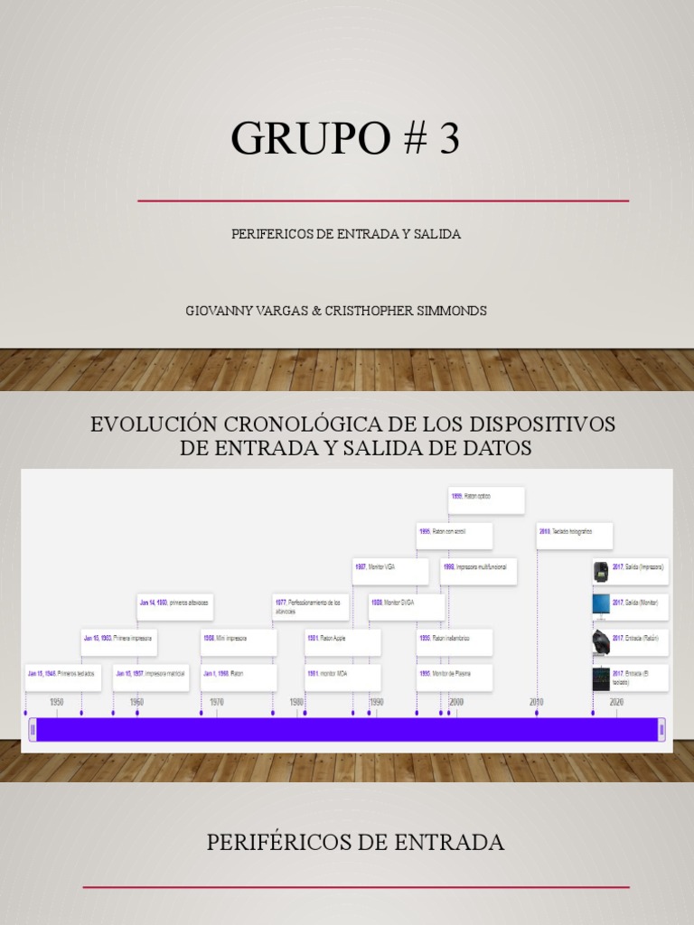 Grupo #3 Hardware Perifericos Dispositivos de Salida de Datos y Sus ...