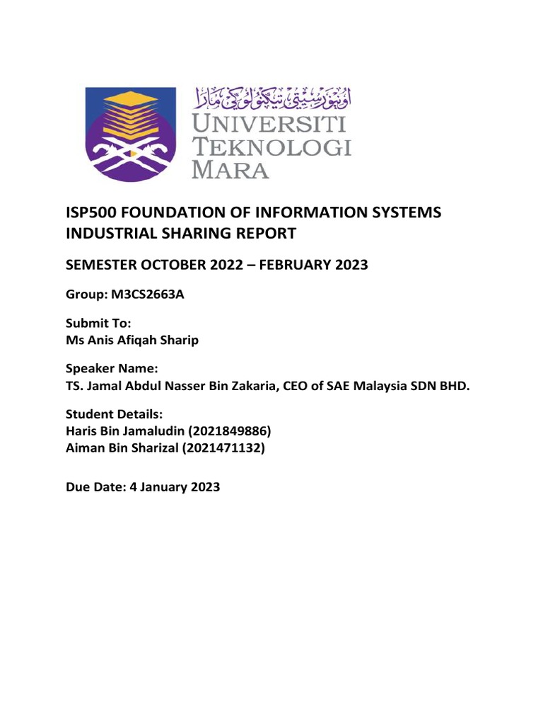ISP500 Industrial Sharing Report 2023 | PDF