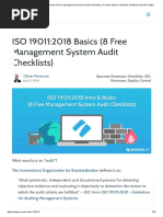 ISO 19011 - 2018 Guidelines For Auditing Management Systems | PDF ...