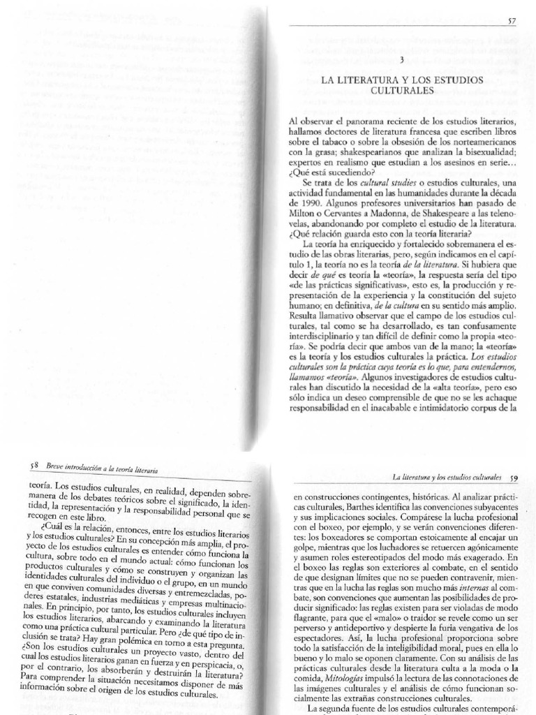 Culler Jonathan, Breve Introducción A La Teoría Literaria-27-34 | PDF ...