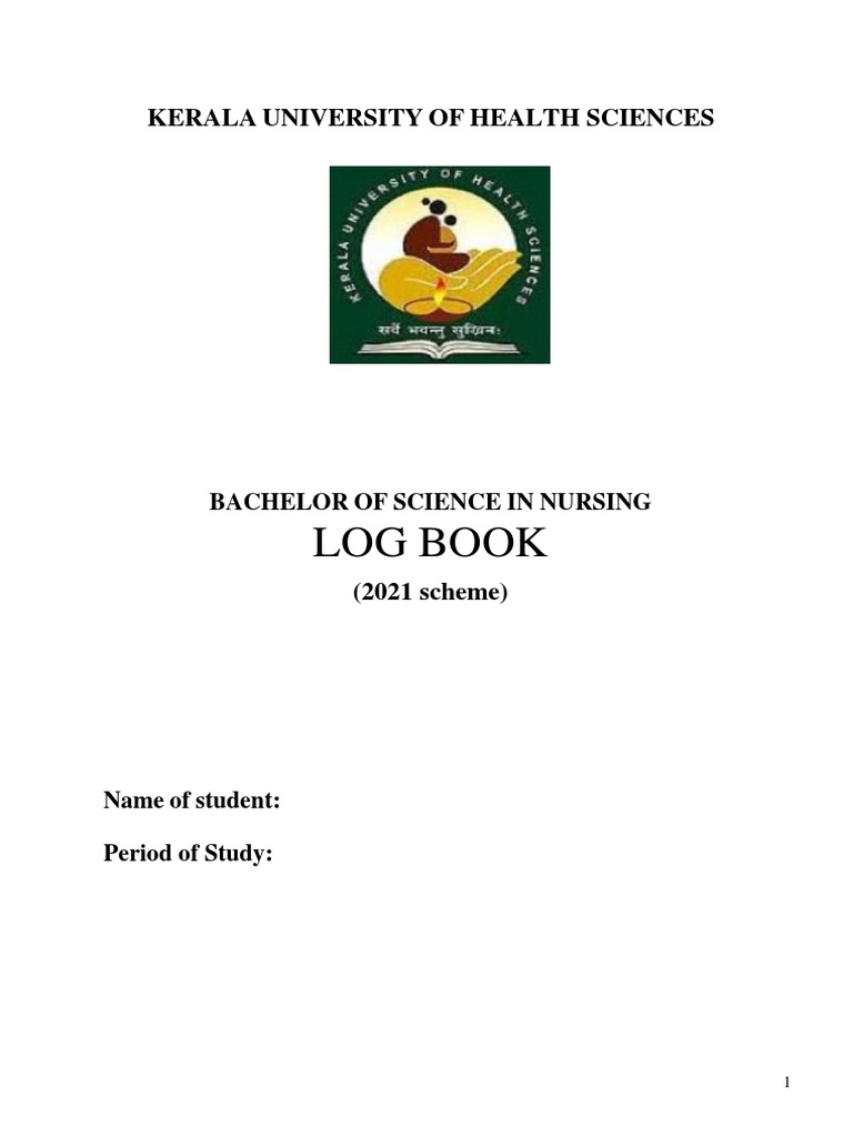B.Sc. Nursing Log Book: Skills & Competencies | PDF