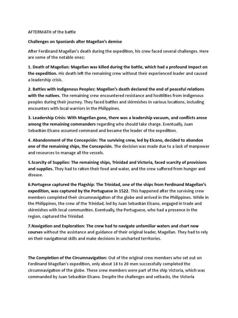 Aftermath | PDF | Early Modern Period | Spanish Empire