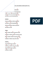 Hesus Sa Buhay Ko: Chords in D | PDF | Scribd